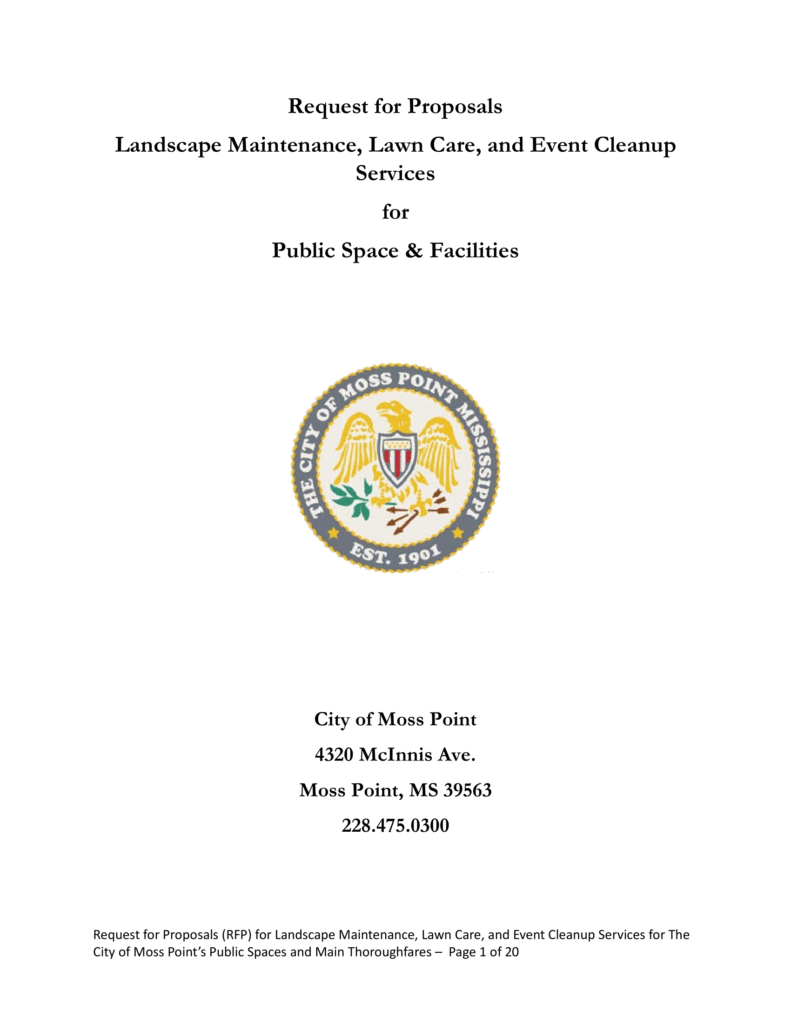 City Contracts - The City of Moss Point